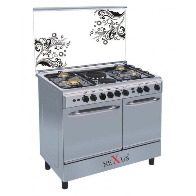 Nexus Double Oven Electric And Gas Standing Cooker 4 Burners & 2 ...