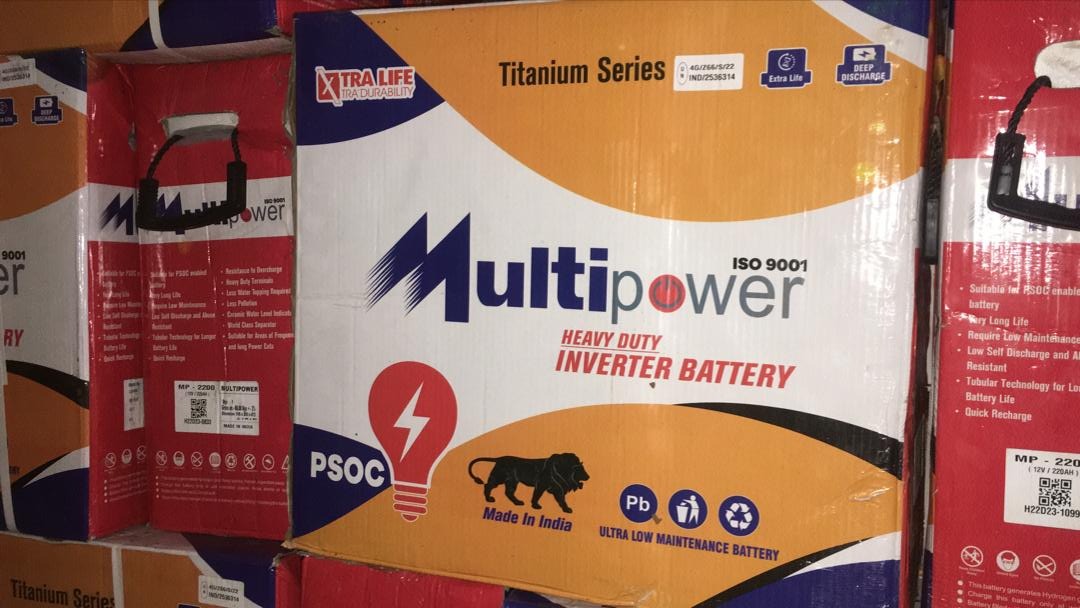 Multipower 12V/220AH Tubular Inverter Battery | MP-2200 - Zit Nigeria ...