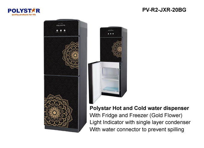 Polystar Water Dispenser WIth Fridge | PV-R2-JXR-20BG - Zit Nigeria ...